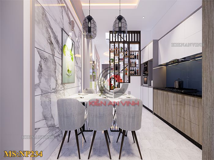 Mẫu nhà 3 tầng NP234 - Kiến An Vinh