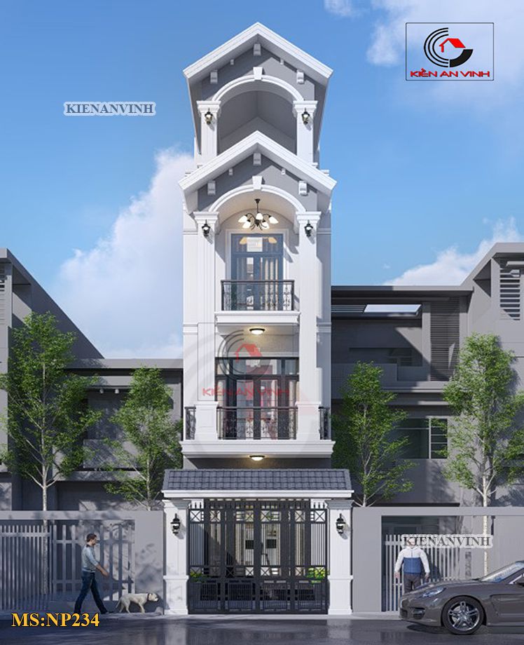 Mẫu nhà 3 tầng NP234 - Kiến An Vinh